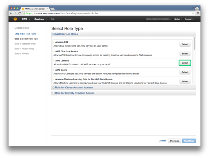 HowTo Create An IAM Role For AWS Lambda Dowd And Associates